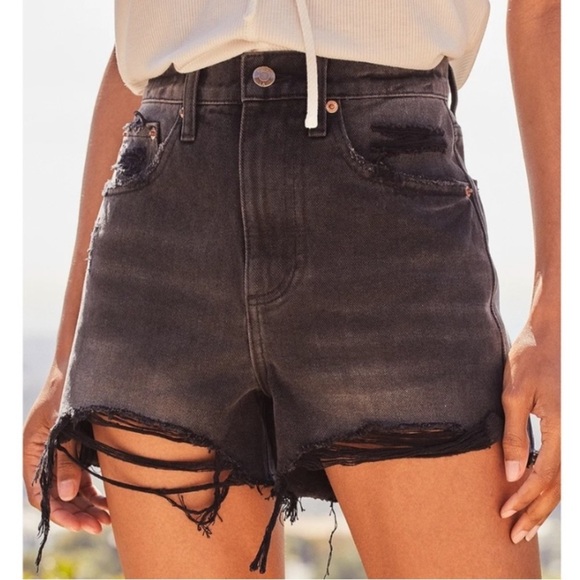 pistola | Shorts | Pistola Maeve Night Hour Super High Rise Destroyed ...